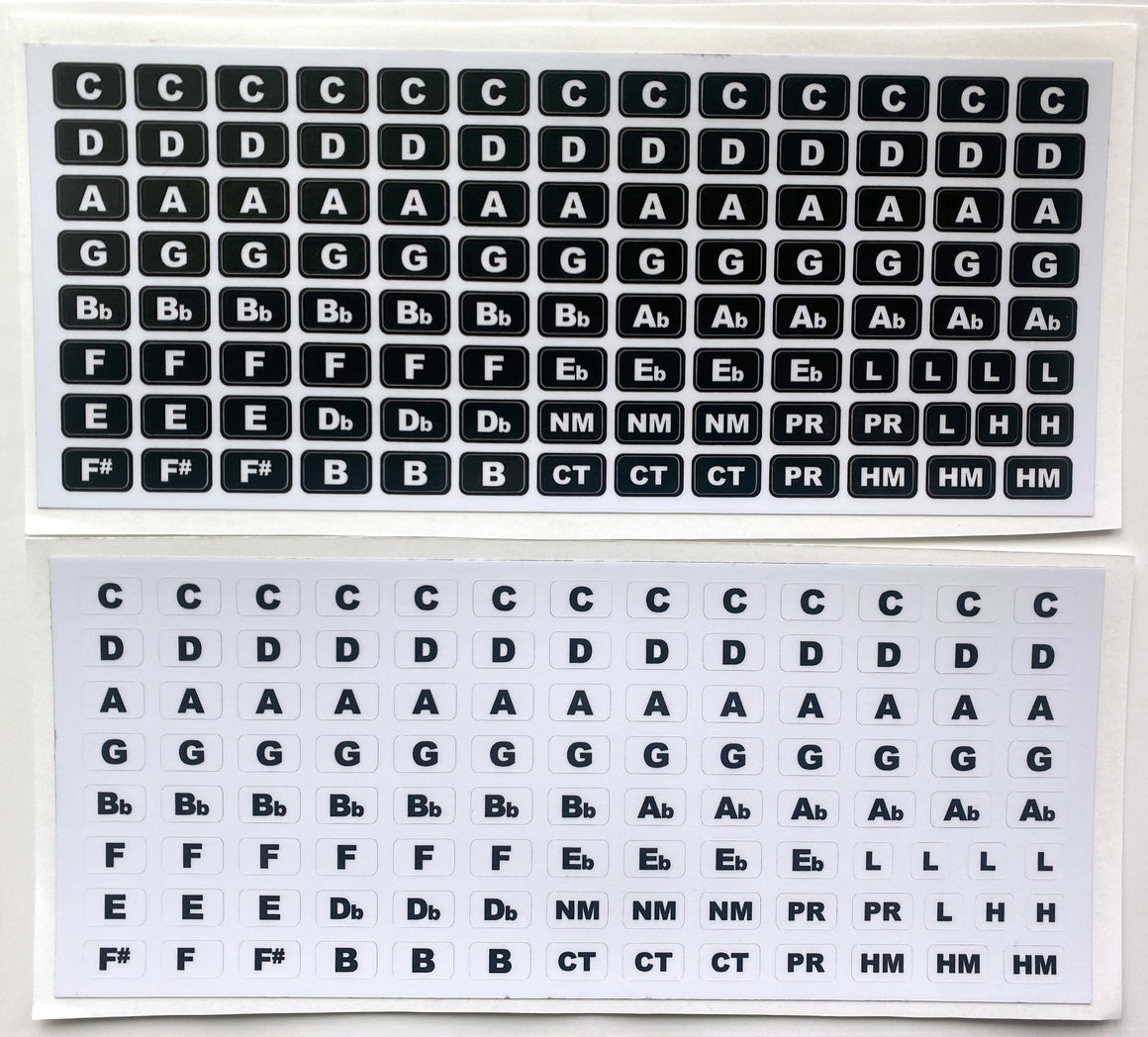 Harmonica Key Labels – RockinRonsMusic